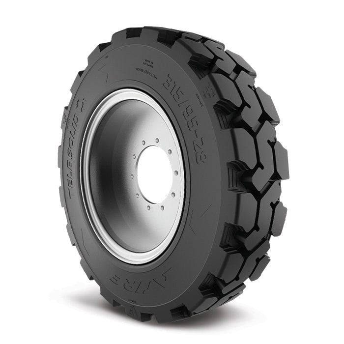 Telehandler Solid Tire & Wheel Assembly 360/85-28 (14.00-28) Non-Direc ...